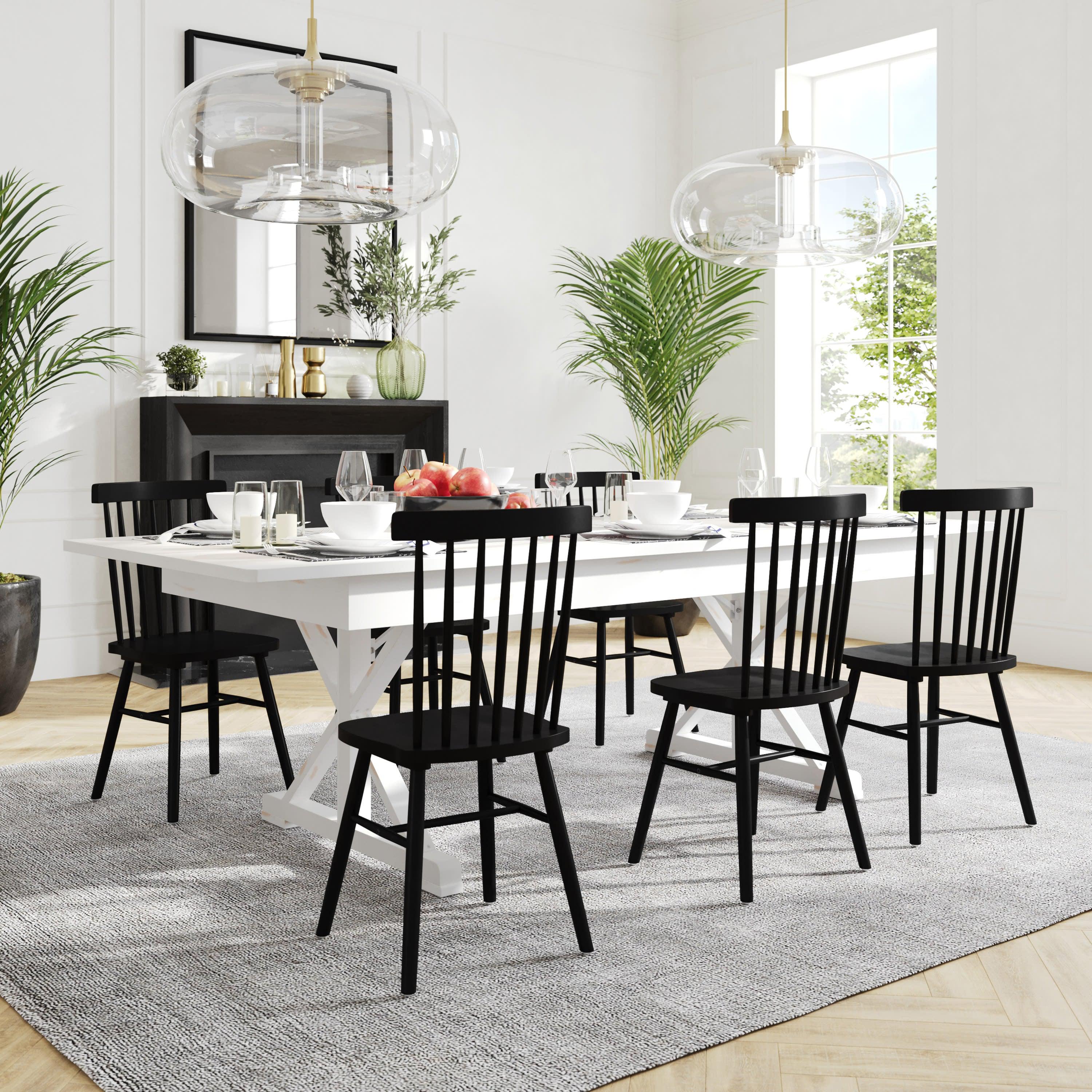 Black and white farm table store
