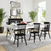 9'x40" X-Leg Farm Dining Table XA-F-108X40-XLEG- – Folding Chairs 4 Less